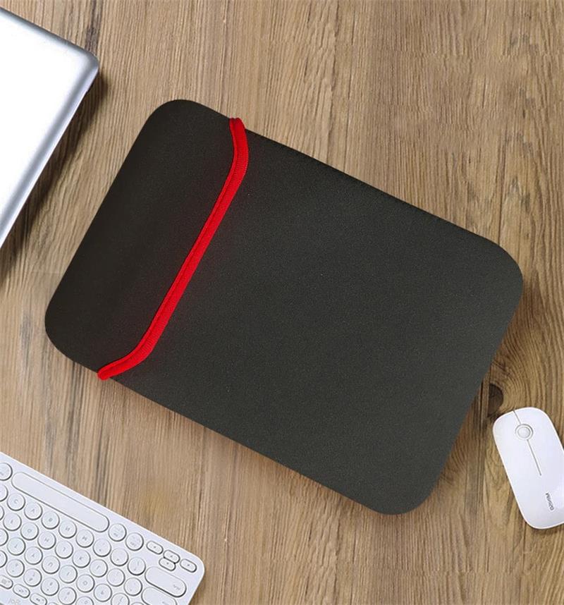 Double Faced mouse pad Laptop case Black Red Laptop Case Skin ...