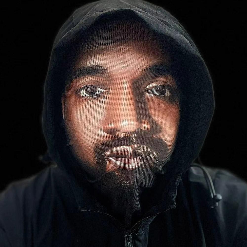 Creative 3D Seamless Print Kanye Mask Full All Face Mask Funny Cover ...