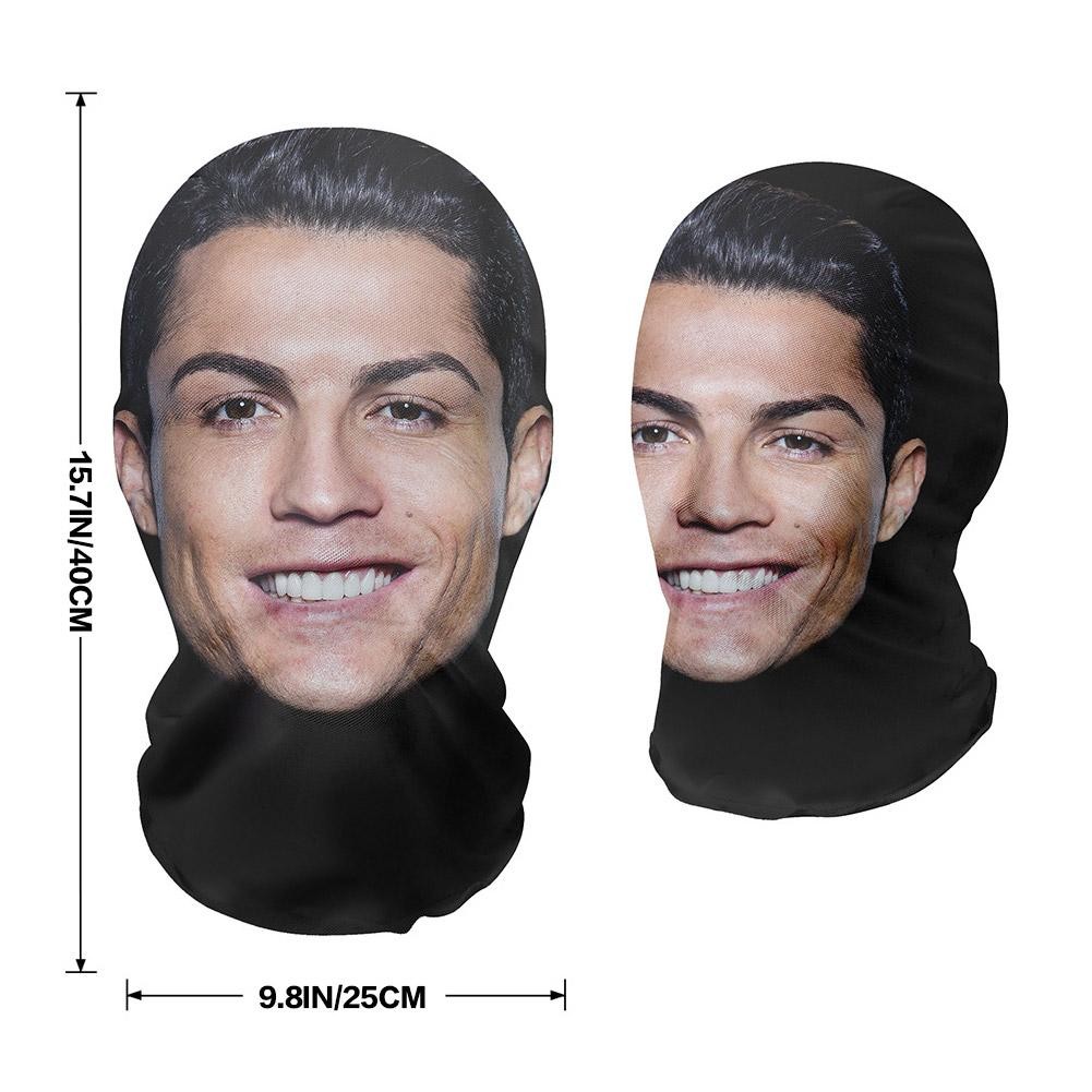 Creative 3D Seamless Print Kanye Mask Full All Face Mask Funny Cover ...