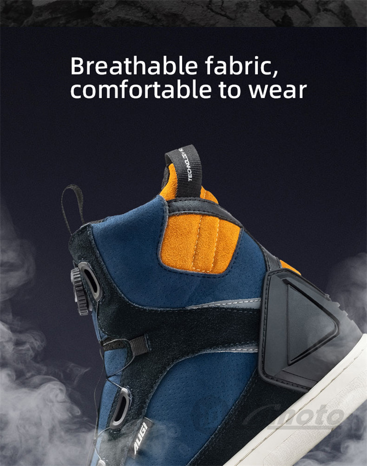 AUGI Genuine Motorcycle Riding Boots Waterproof Outdoor Sports Casual ...