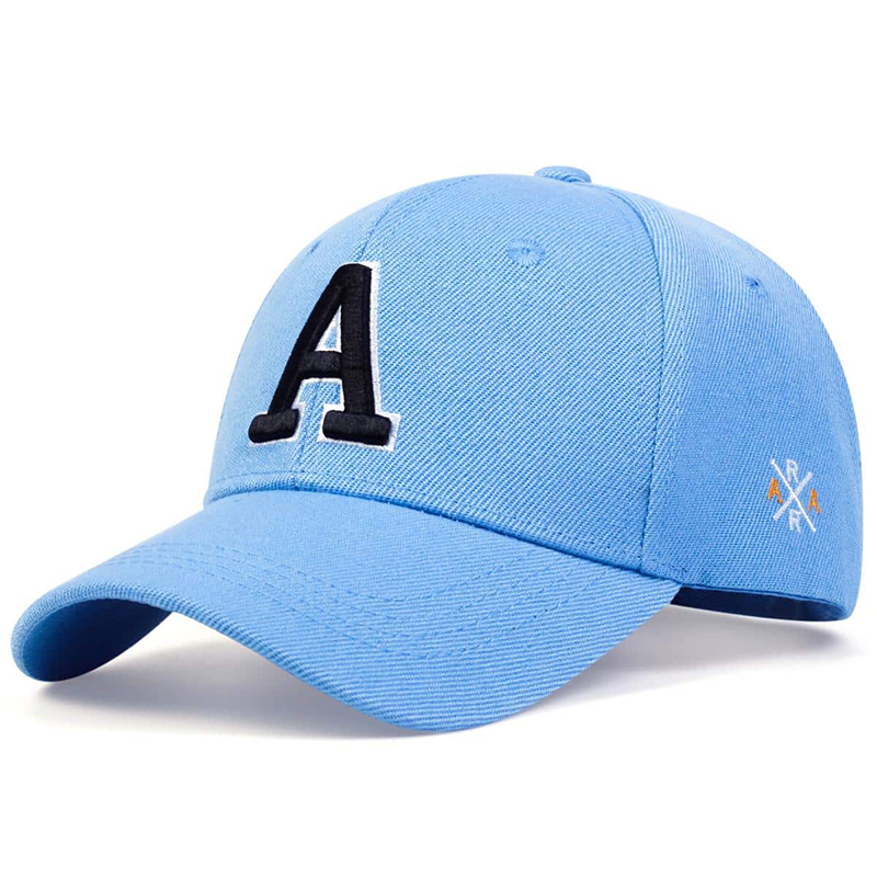 A Letter Baseball Cap Extra Large Head Circumference Men's Cap Five ...