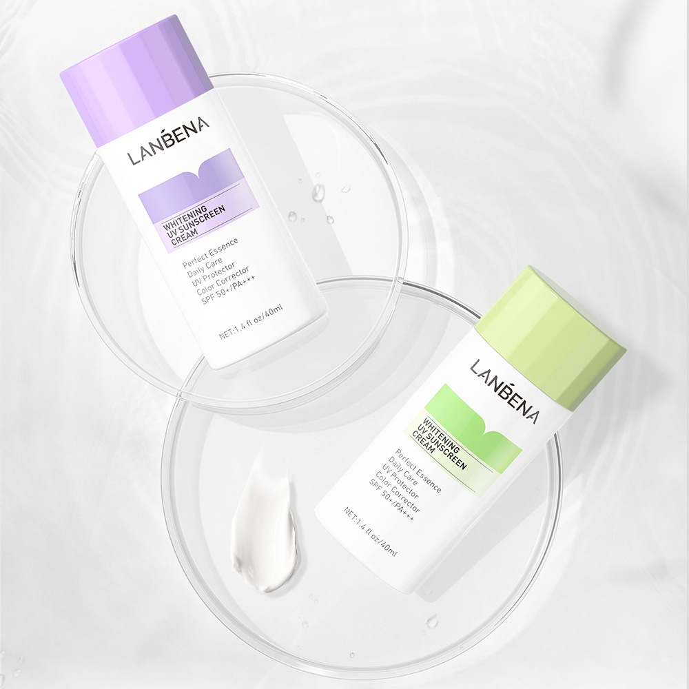 LANBENA Sunscreen Cream Spf50+ /PA+++ Purple Whitening Uv Whitening ...