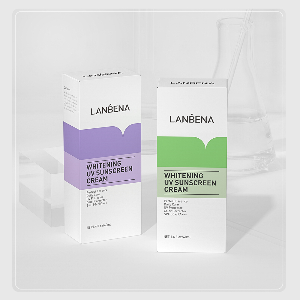 LANBENA Sunscreen Cream Spf50+ /PA+++ Purple Whitening Uv Whitening ...