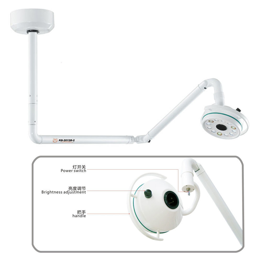 Dental 12-hole LED 36W auxiliary lighting examination lamp ceiling ...