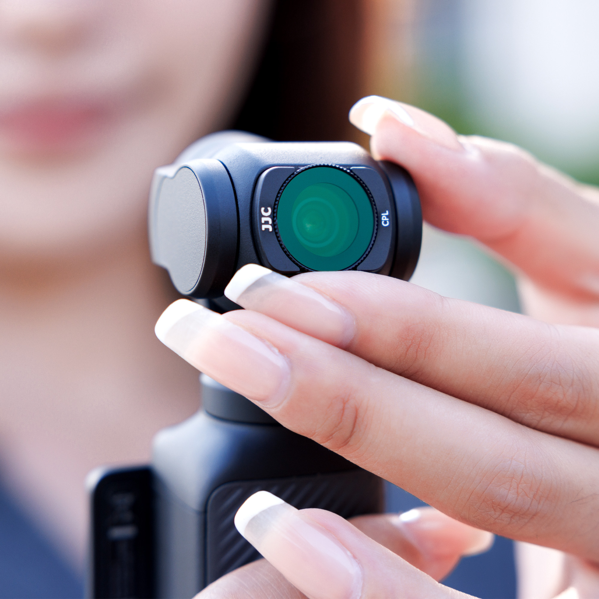 JJC ND/NDV/CPL/1/4 Black Mist Filter Set for DJI Osmo Pocket 3 Camera ...