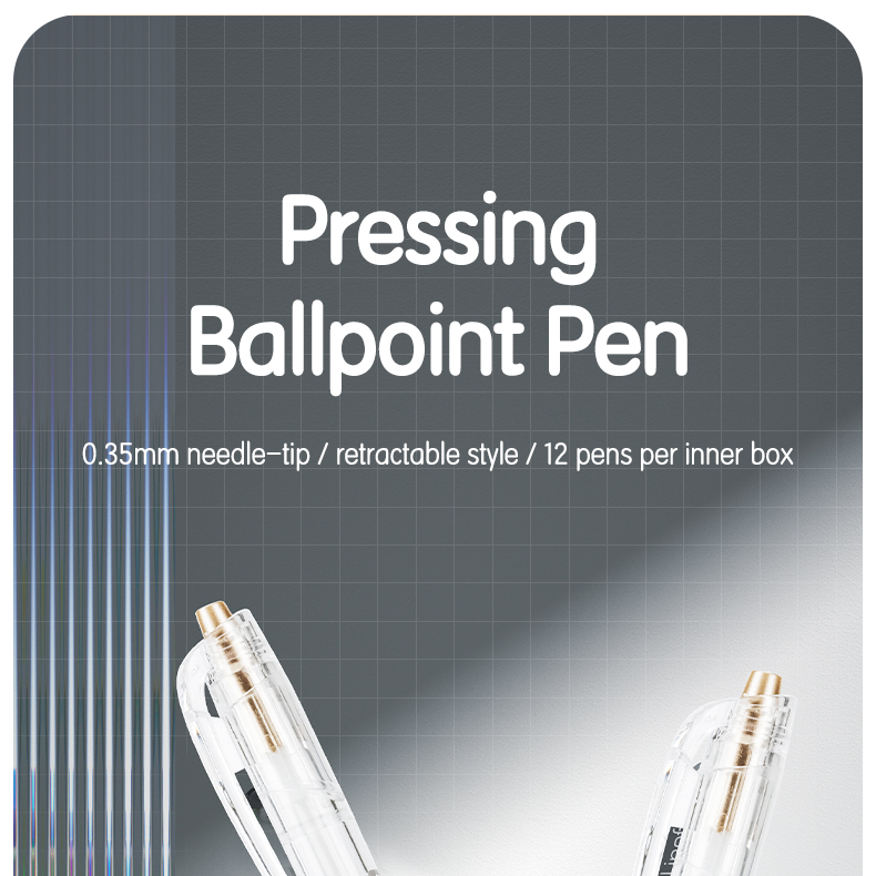 Deli 0.35mm Ballpen Gel Pen Black Quick-Drying Writing Pen For Text ...