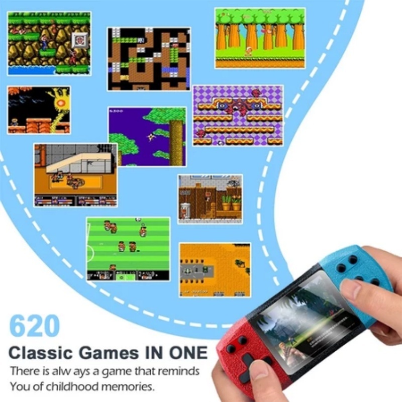 Portable Retro Mini Pocket Game 2Player Sup Game Box 620 in 1 Gameboy ...