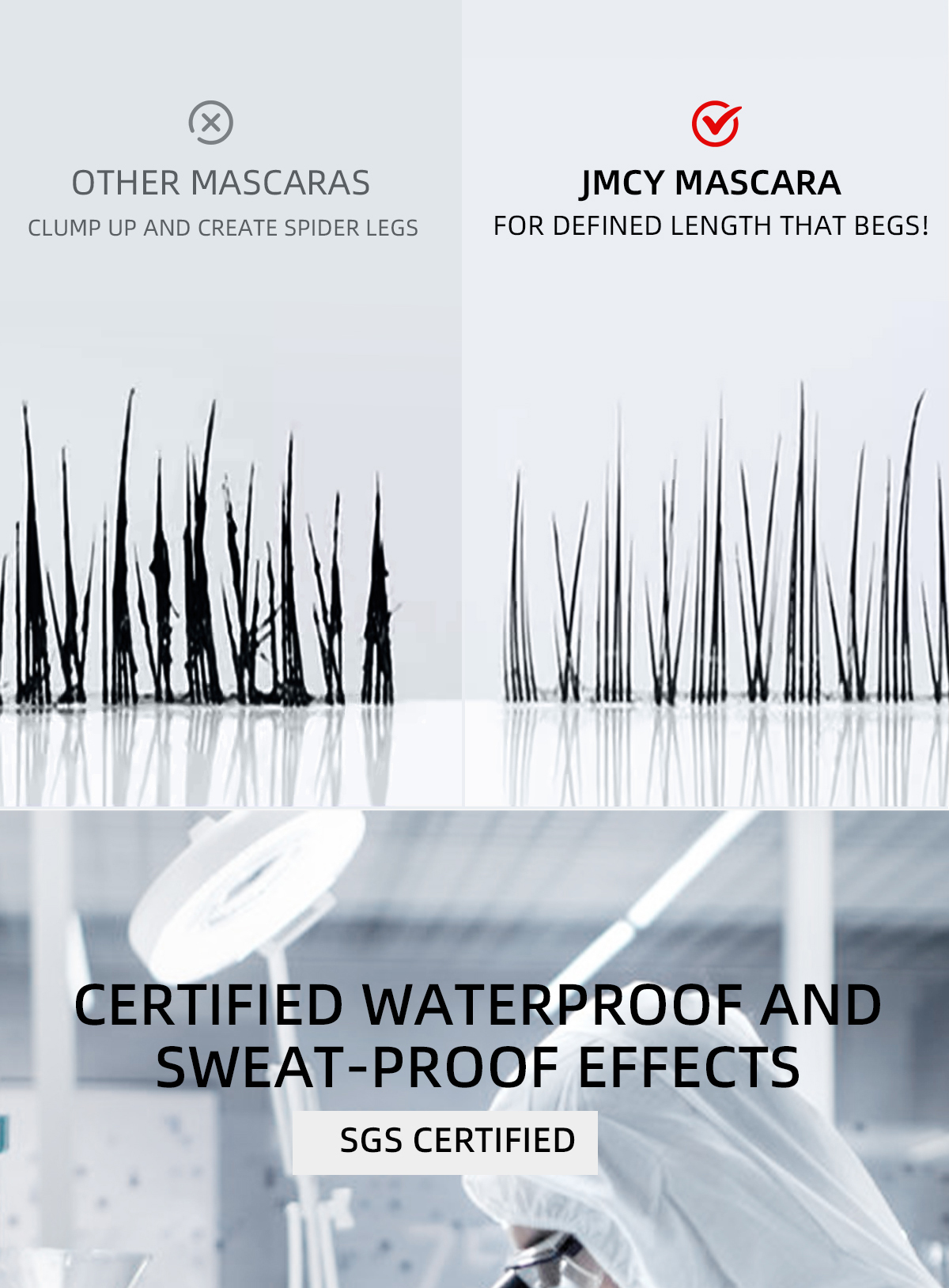 【MUST BUY】JMCY 3-in-1 72H Waterproof Long-lasting Mascara Volumizer ...
