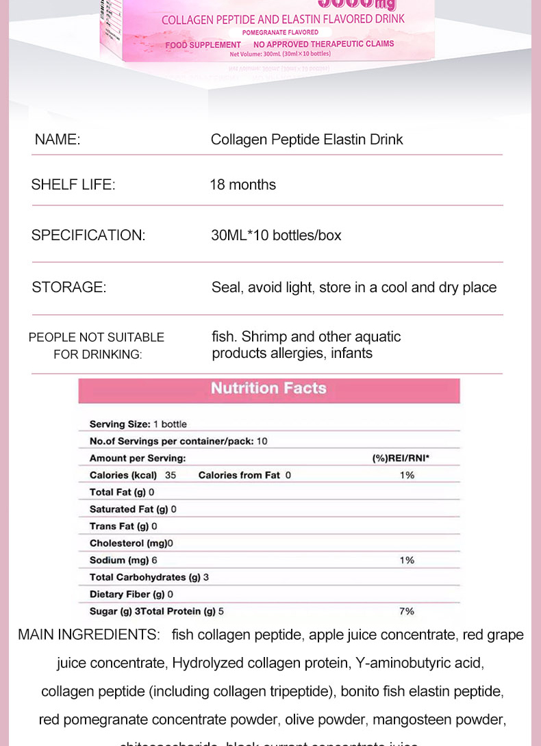 9YOUNG-BASIC Collagen Drink Korean Collagen Tripeptide+Fish Collagen ...