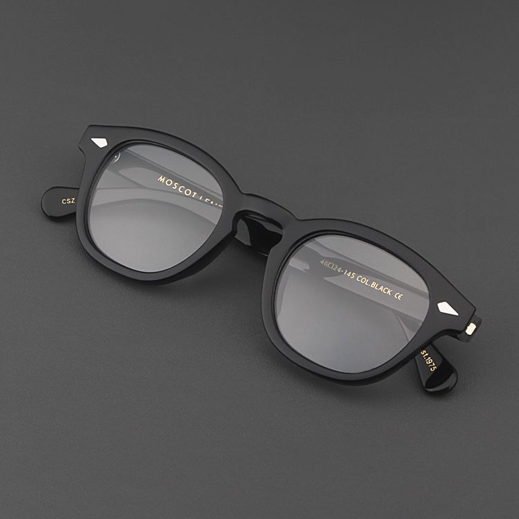 Moscot LEMTOSH Glasses Frame Men Black Plus Size Depu Same Style Retro ...