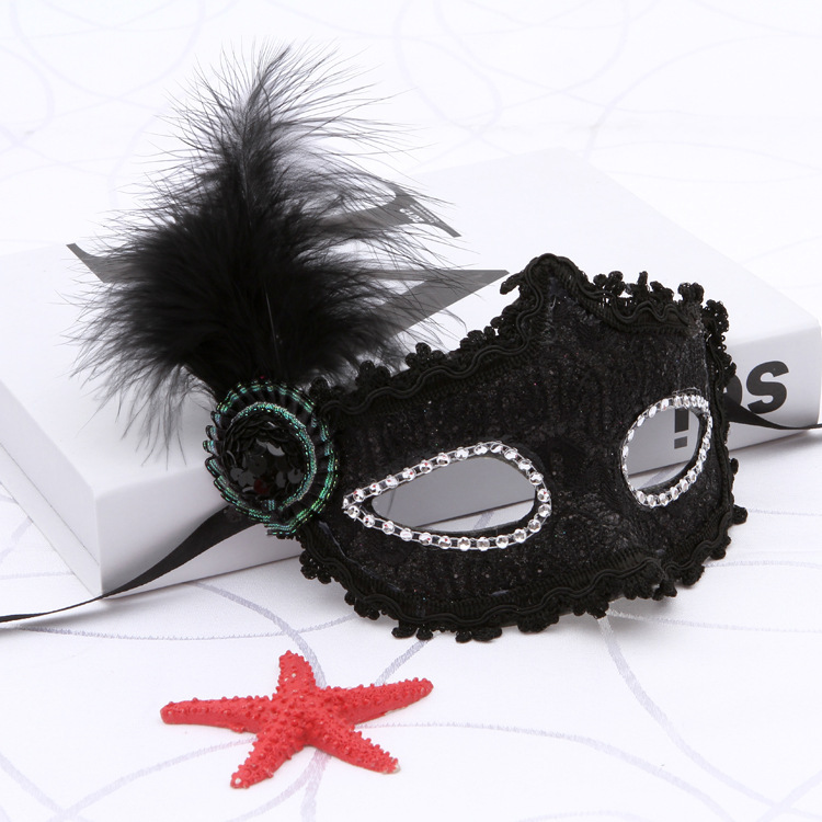 Uniqkids Halloween mask Half face lace eye mask masquerade party ...