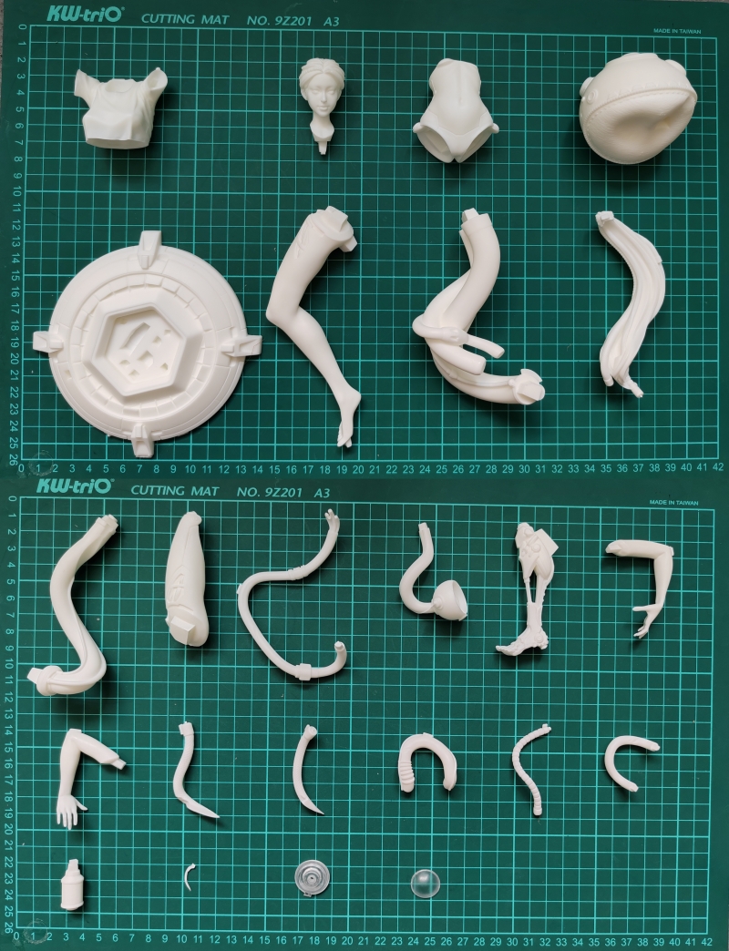 Resin Figure Kit Original Anime 1/7 Unpainted Garage Resin Kit Model GK ...