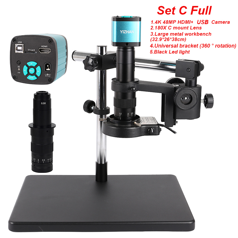 YIZHAN Microscop Metal Large Workbench Universal Bracket Digital Video ...