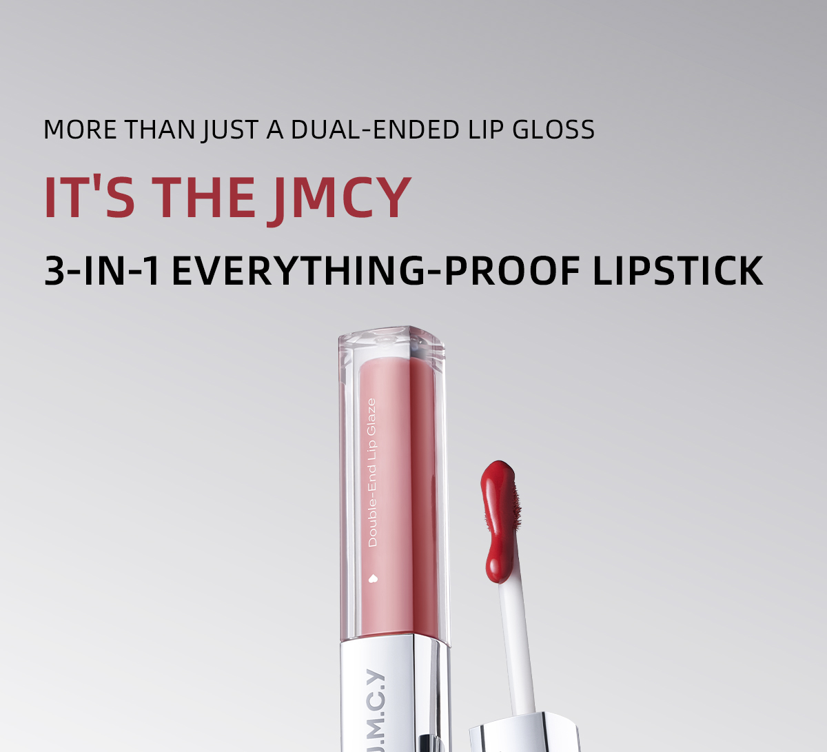 JMCY Liquid Lipstick Matte Lip Gloss 48H 3 in 1 Transfer Proof Long ...