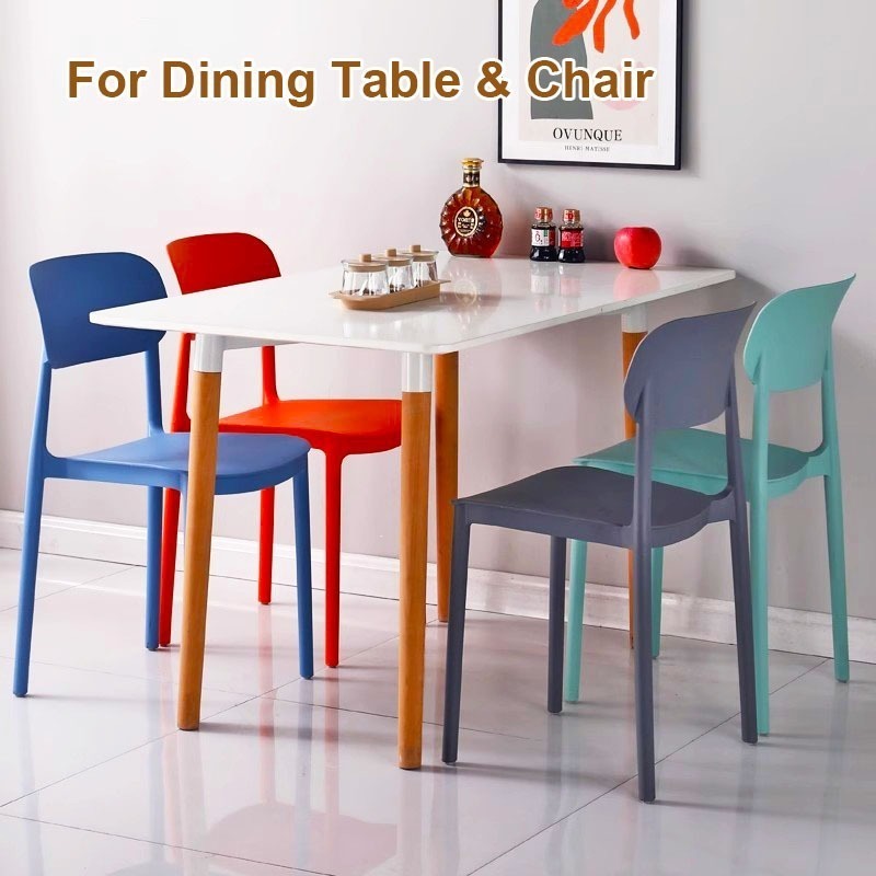 Minimalist Stackable Plastic Chair Thickened Anti-Slip Nordic Chair ...