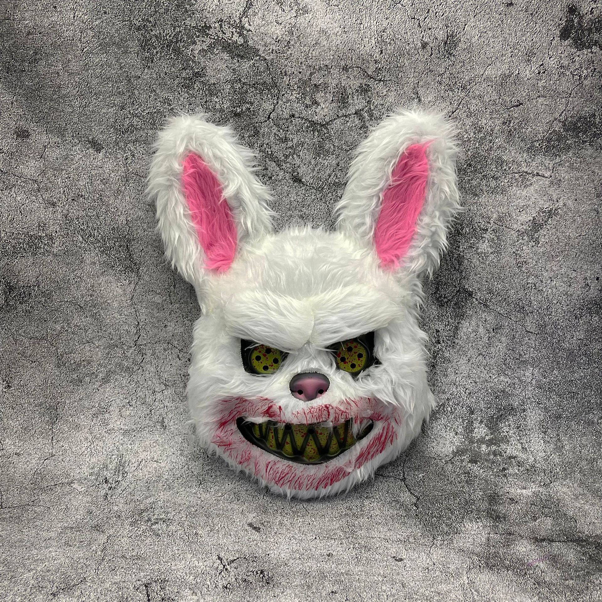 Halloween Scary Bunny Mask Black Bear Black Rabbit Mask Night Club ...