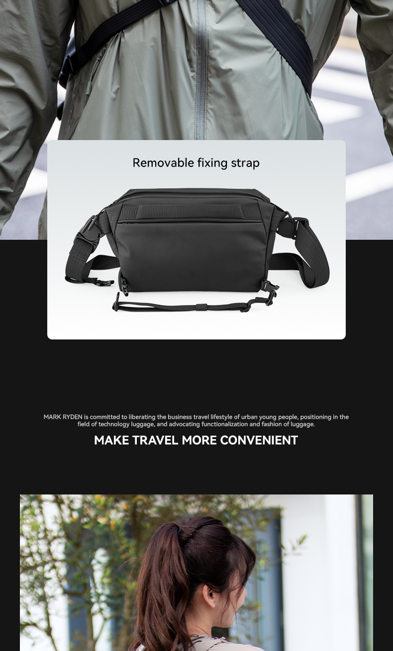 MARK RYDEN Everyday Sling Bag Men -Light Line | Shopee Philippines