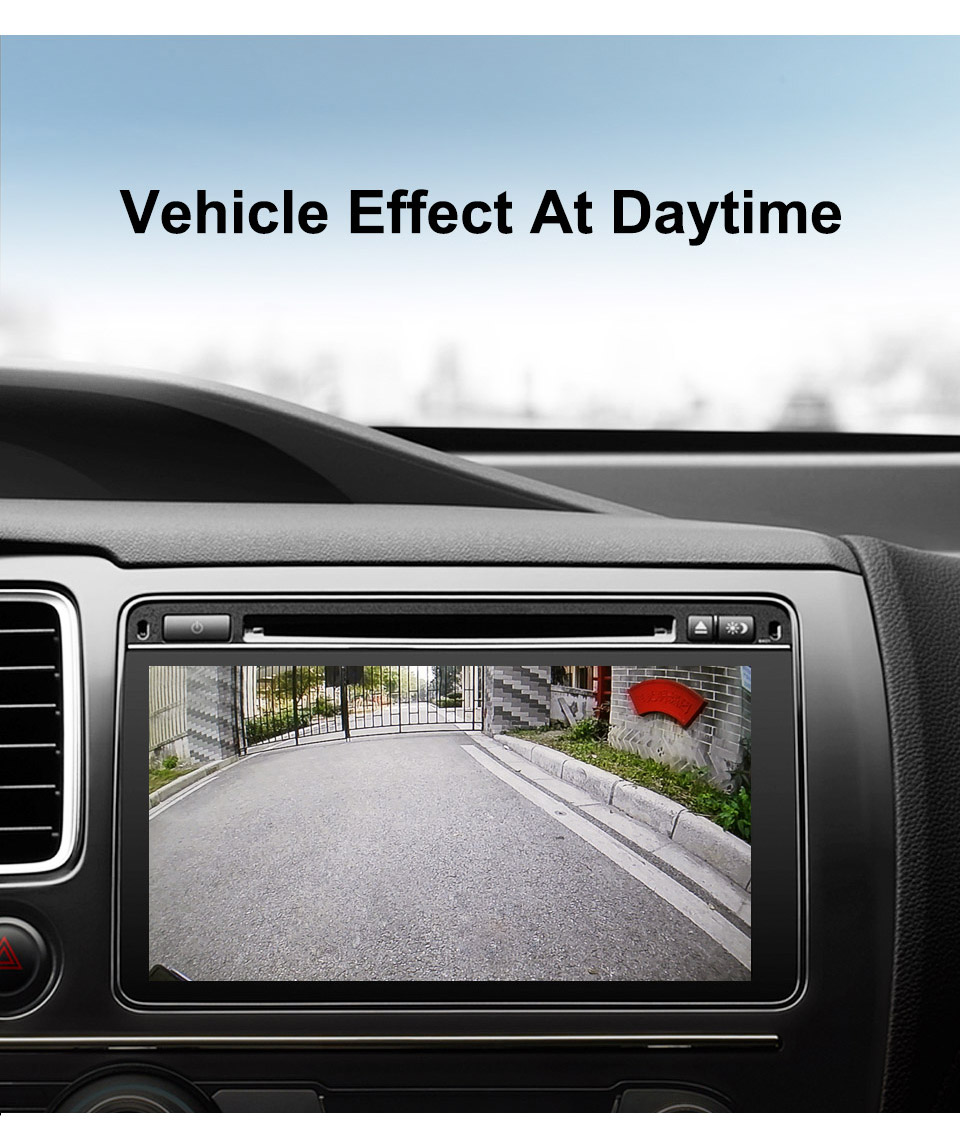 Smartour HD 170 Degree Reverse Camera Front Rearview Car Night Vision ...