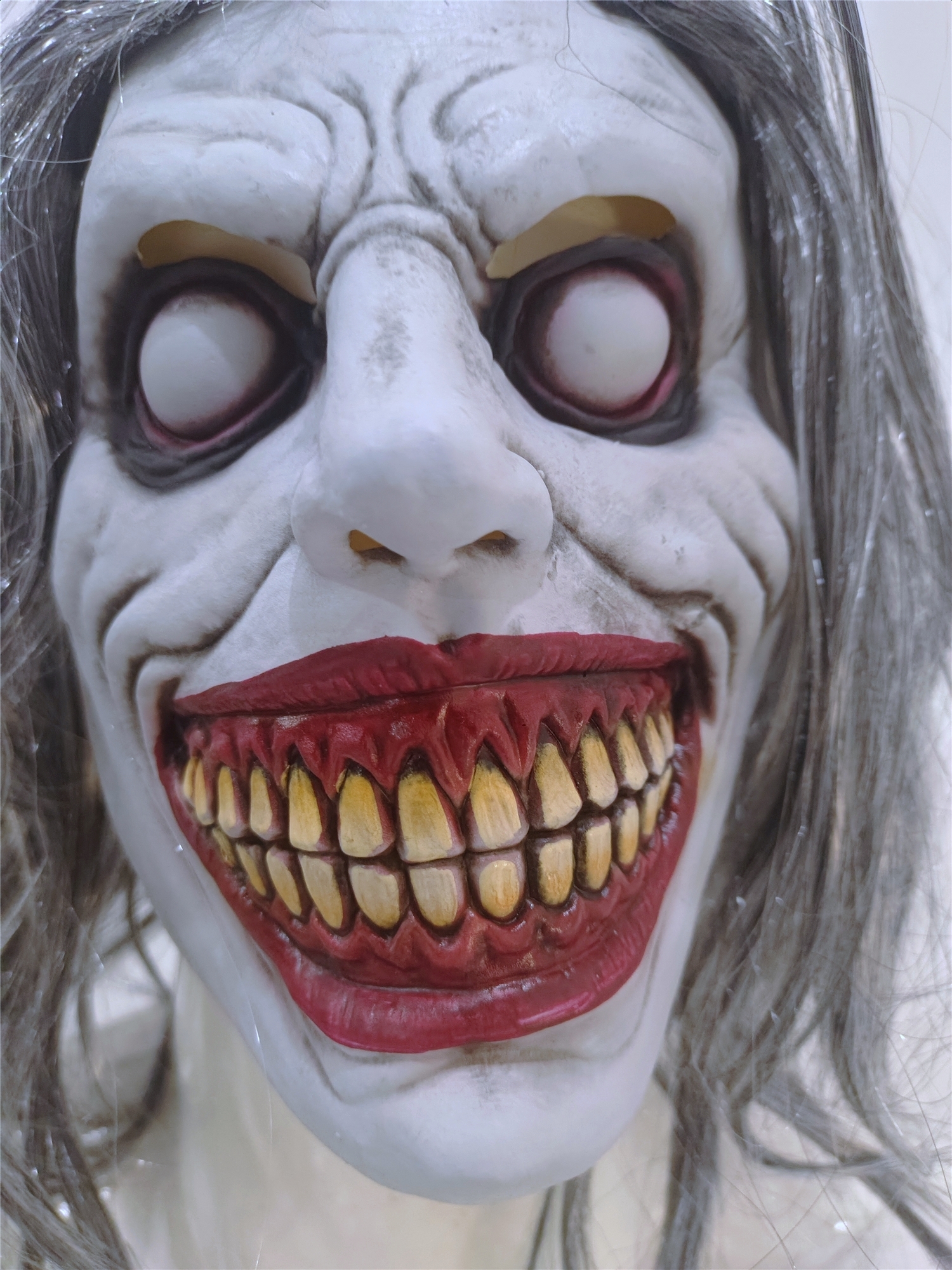 The Exorcist Mask Latex Horror Scary Headgear Evil Costume Masquerade ...