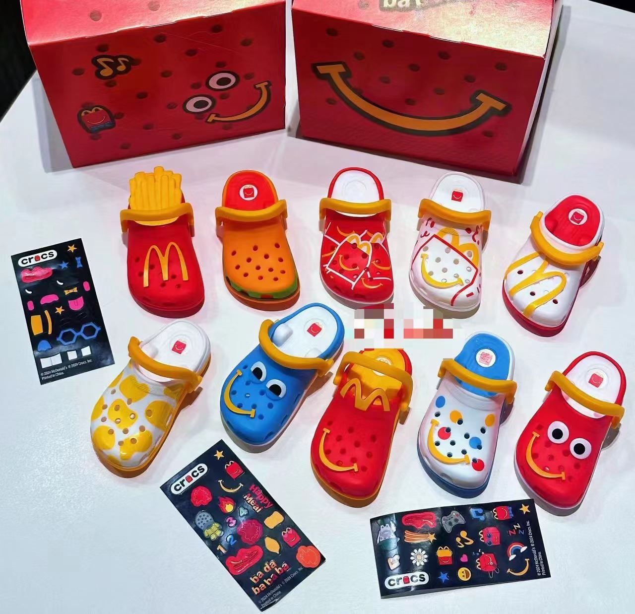 2024 New McDonald's X Crocs Cave Shoes Pendant Souvenir Limit McDonald ...