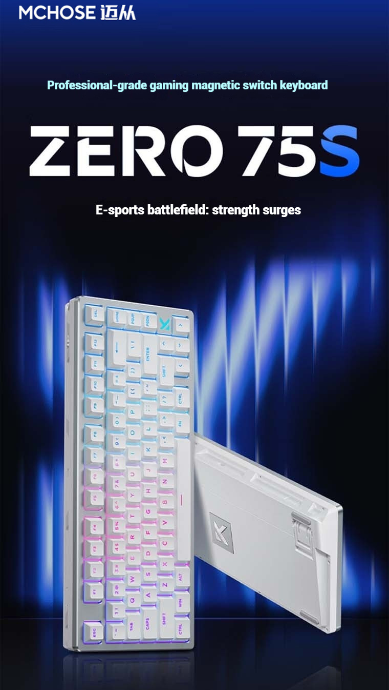 MCHOSE ZERO 75S Magnetic Switch Mechanical Keyboard 8K Rate Of Return | Gaming Dedicated Wired ...