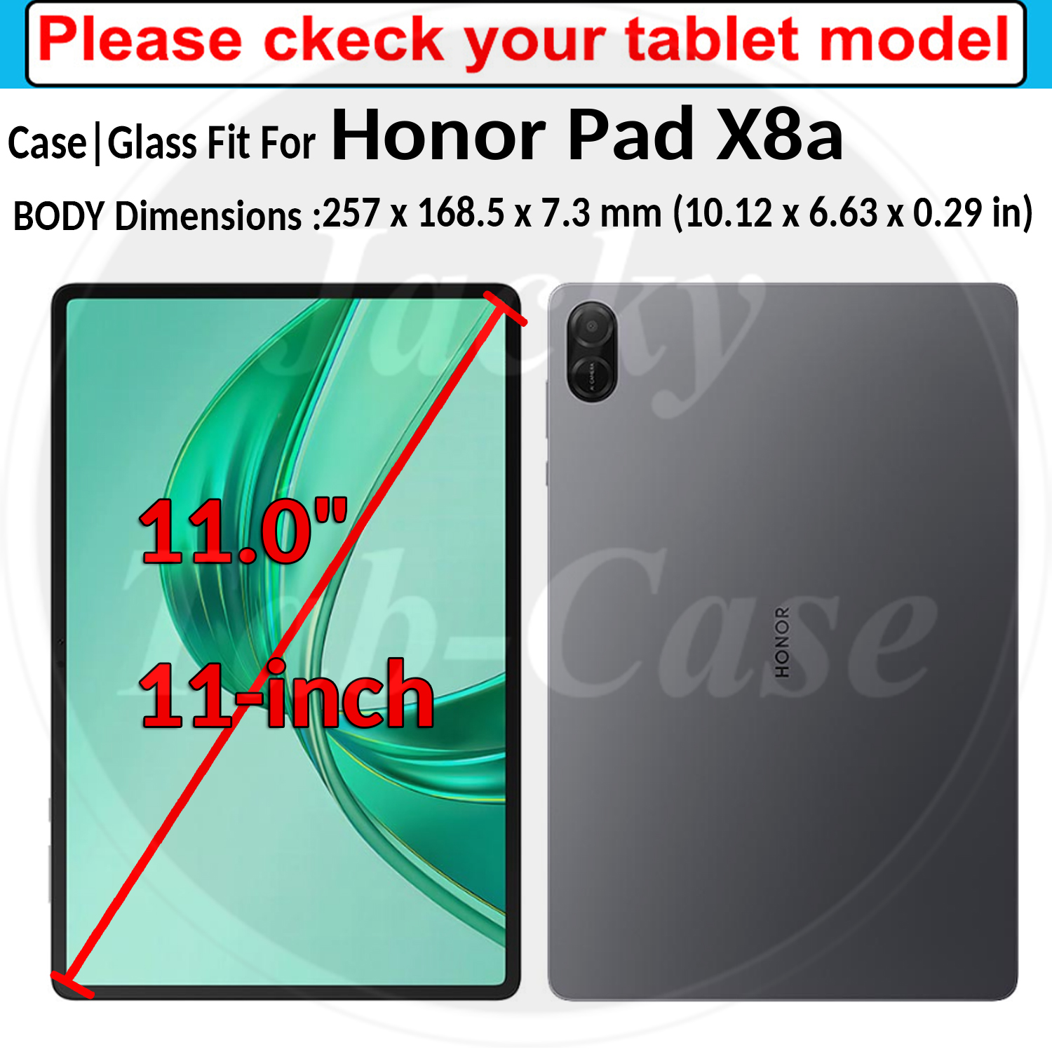 For Honor Pad X8a Tablet 11-inch 2024 PADX8A NDL-W09 NDL-L09 Fashion ...