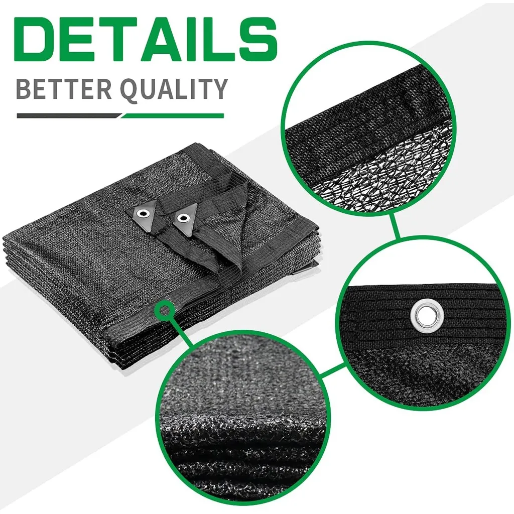 Black/Brown Sunshade net shade sunshade outdoor waterproof sun shade ...