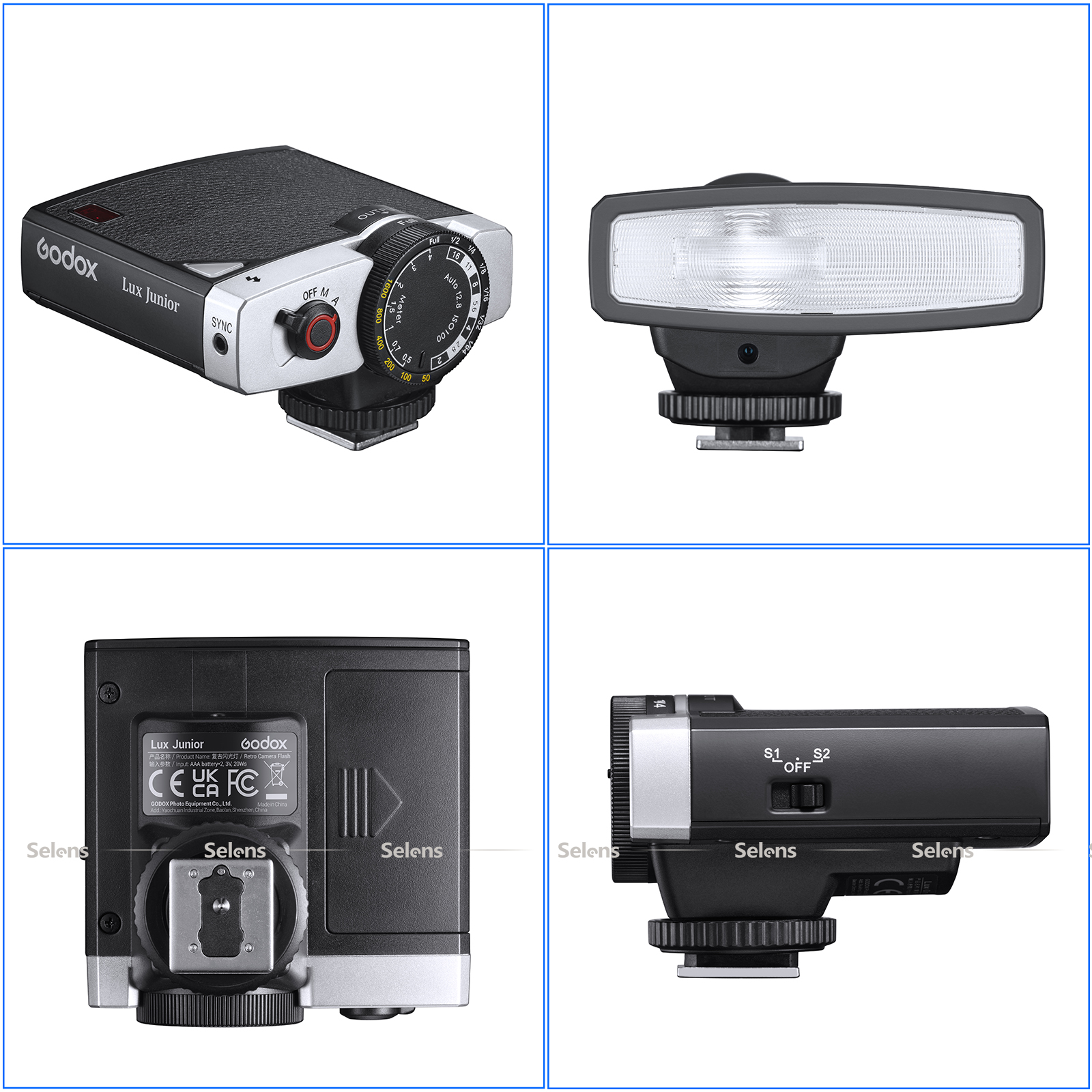 Godox Lux Junior Retro Flash Portable Small Top Automatic Flash ...