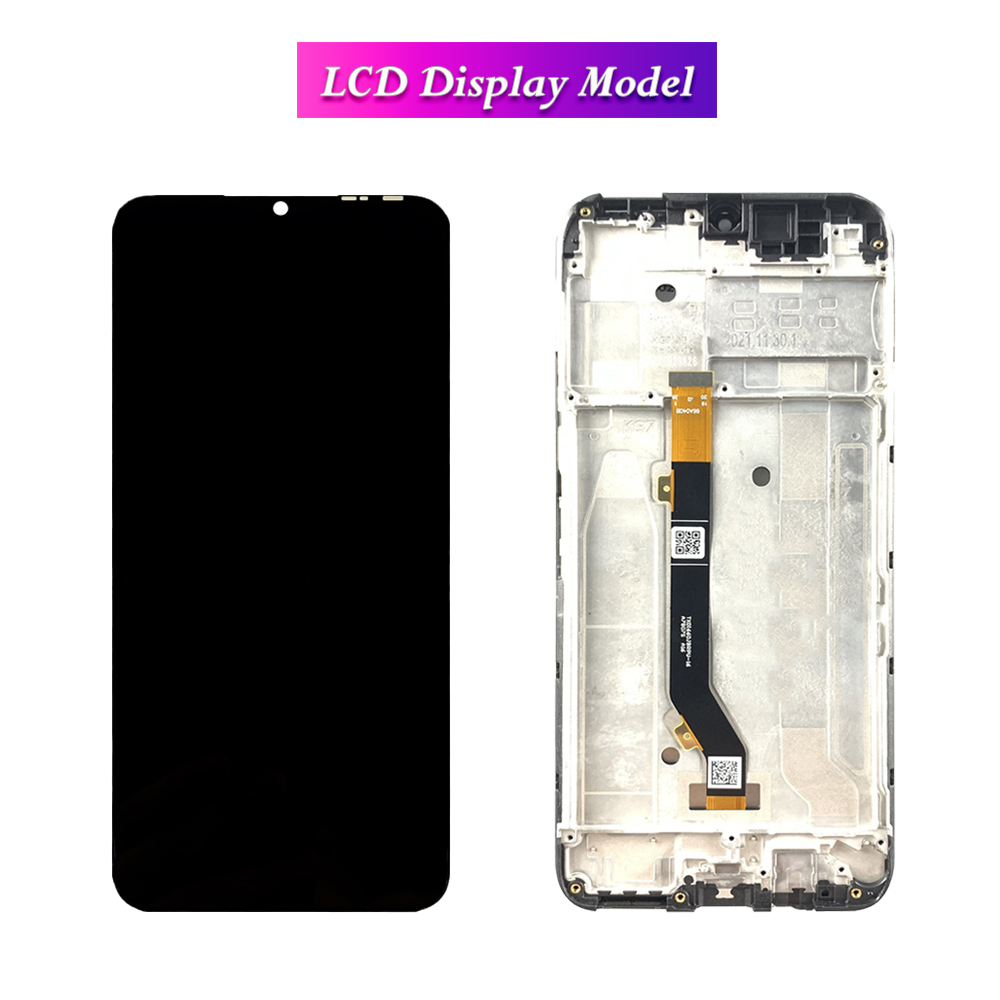For Tecno Spark 8P KG7H, KG7, KG7n LCD Display Touch Panel Screen Digitizer With Frame Assembly ...