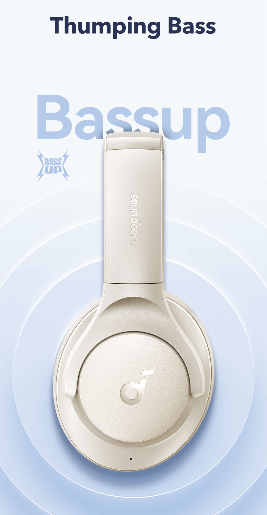 Soundcore by Anker Q20i Headphones Hybrid Active Noise Cancelling ...