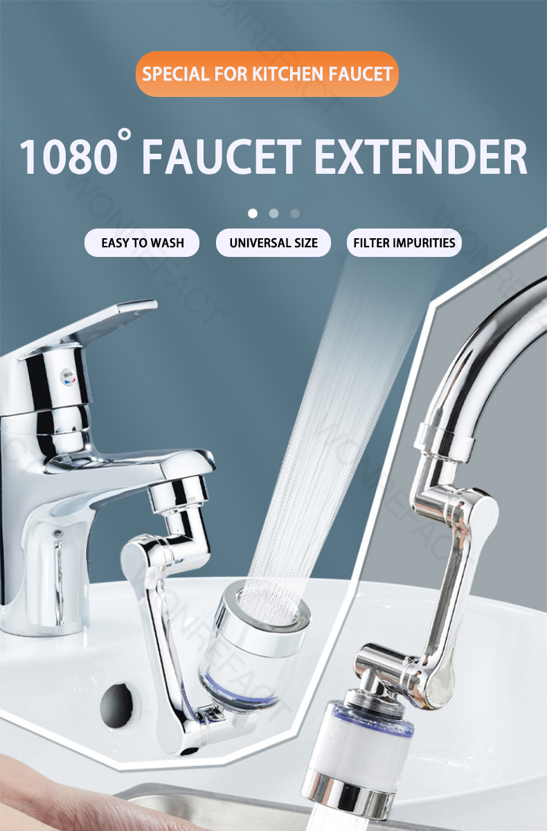 Universal 1080 °Swivel Robotic Arm Swivel Extension Faucet Aerator ...