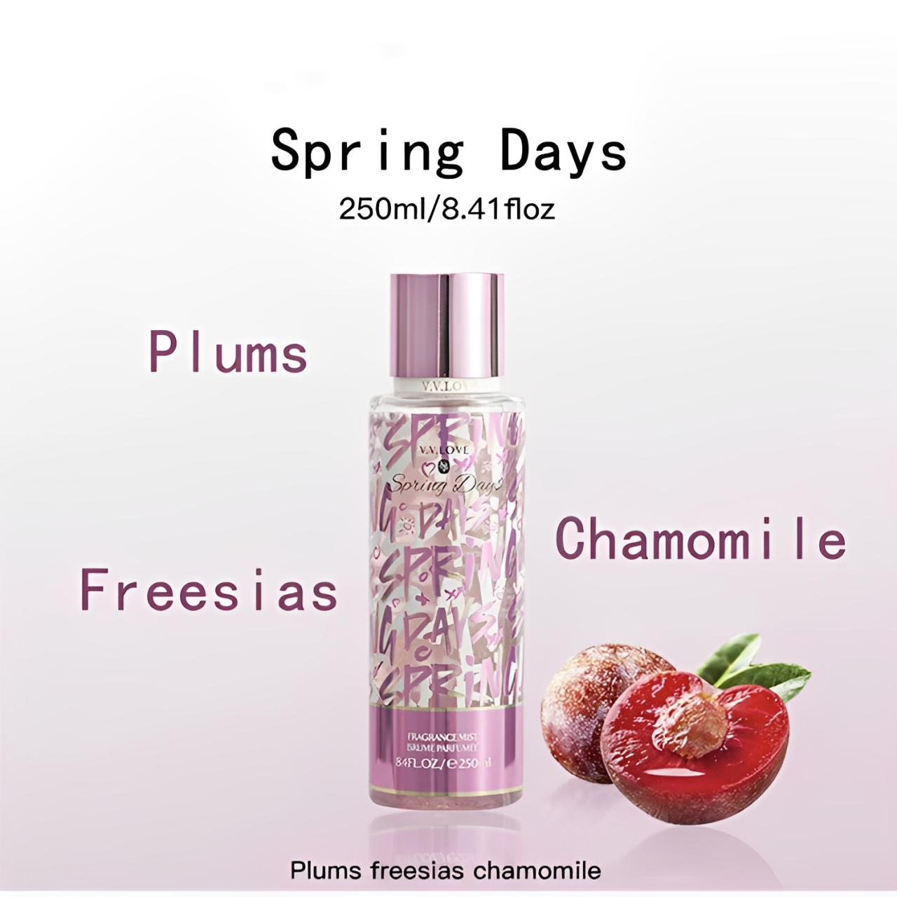 Shimmer Brume Body Mist Fruity Longlasting Perfume 250ML Women's Favorite Scent For Girlfriend ...