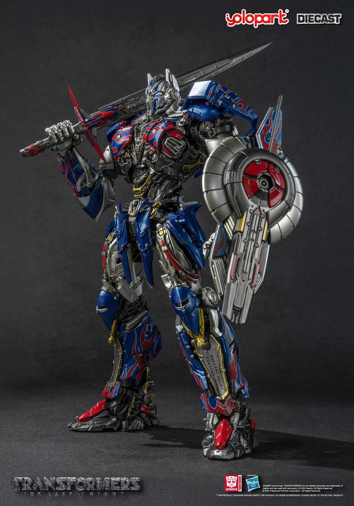 YOLOPARK AMK PRO Series Transformers The Last Knight Optimus Prime Model Kit 20cm Action Figure ...