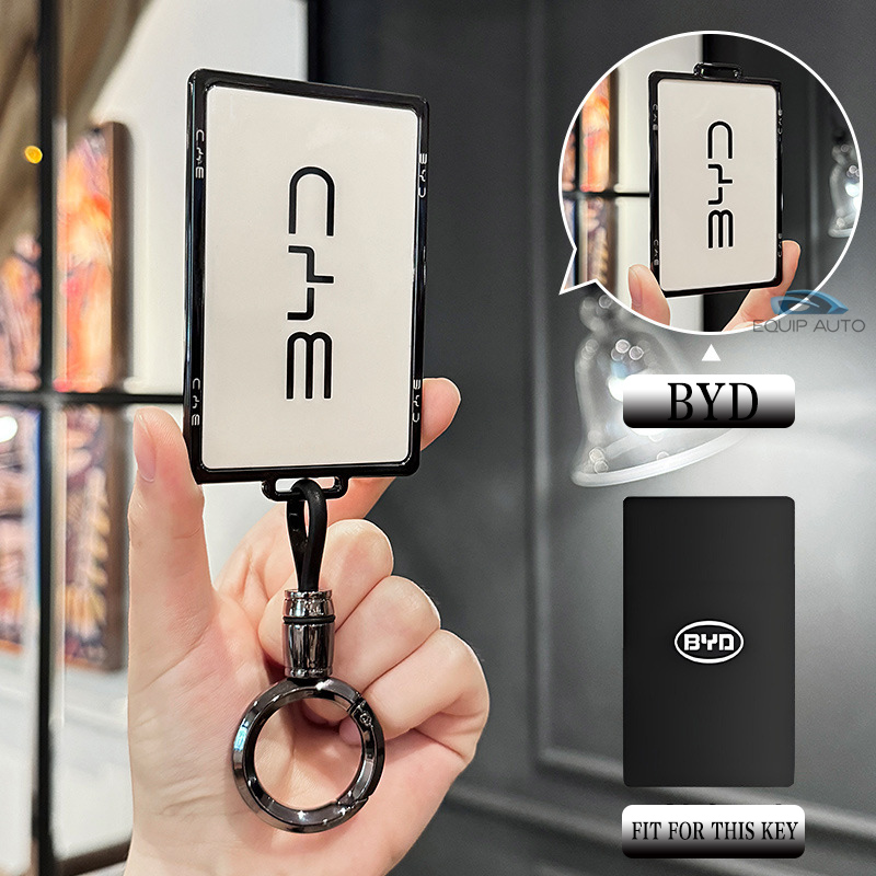 New Design BYD NFC Car Key Cover Holder Keychain Protector For BYD ATTO ...