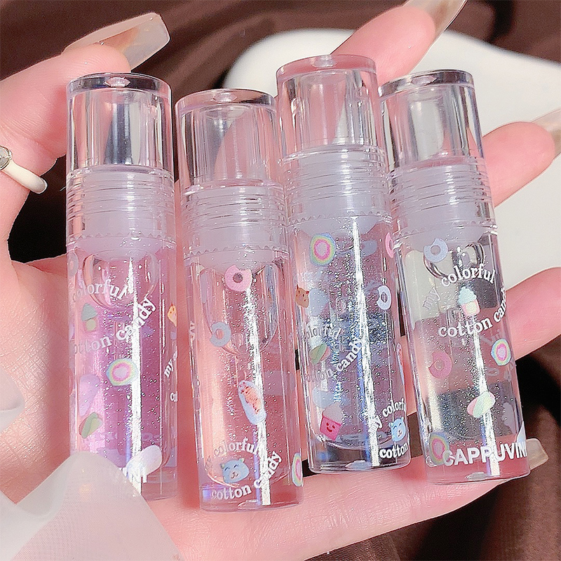 Cappuvini Cotton Candy Lip Oil Lip Gloss Hydrates and moisturizes lips ...