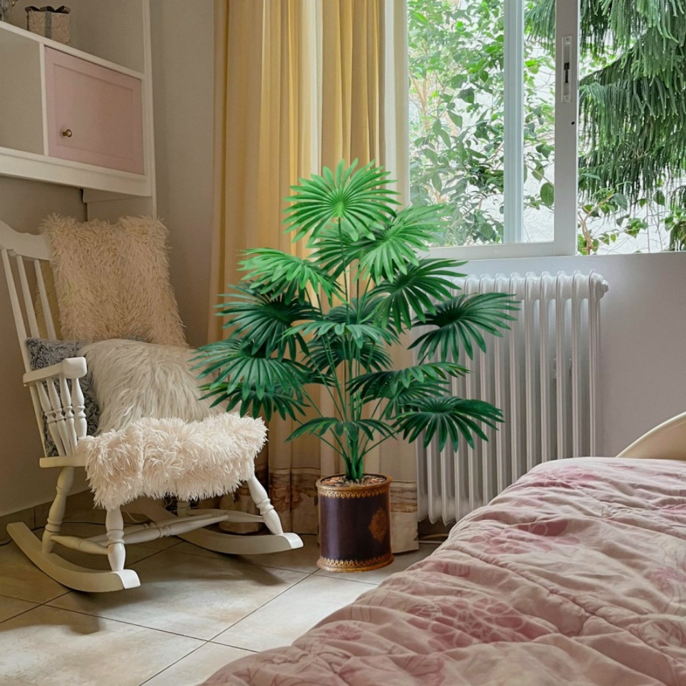 Big Size Leaf Home Decor Artificial Plants Plastic Green Leaf Simulated ...