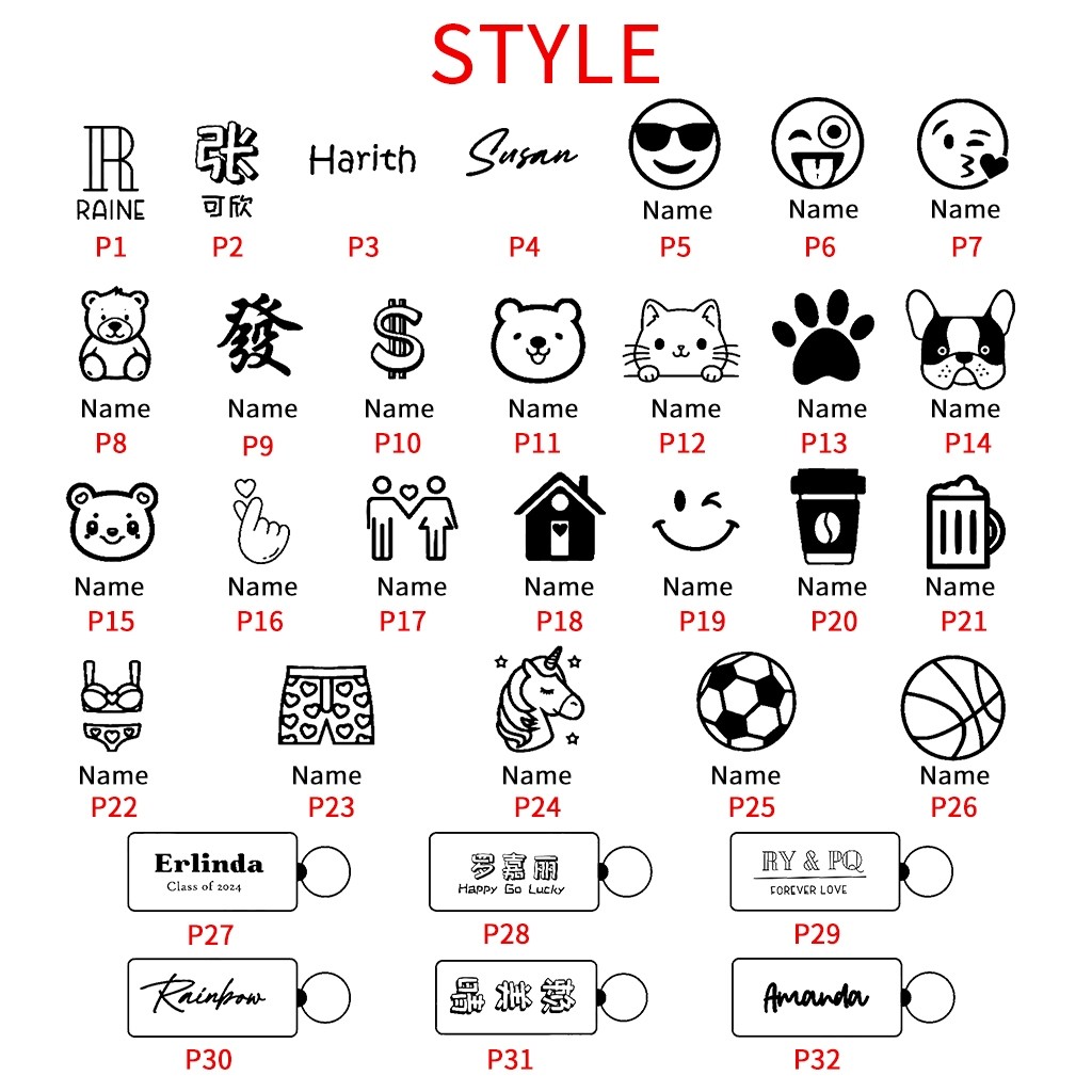 Name stamp customized/Cop Nama/ Nurse stamp/ Customize School Name ...