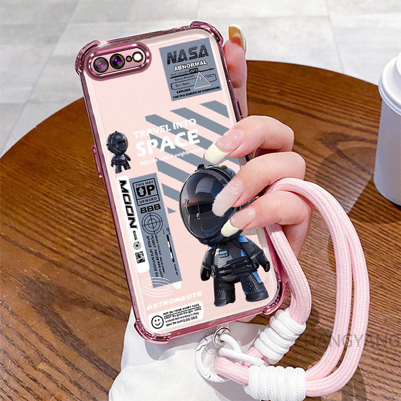 Case For iPhone 7 Plus iPhone 8 Plus Four corner electroplated anti ...