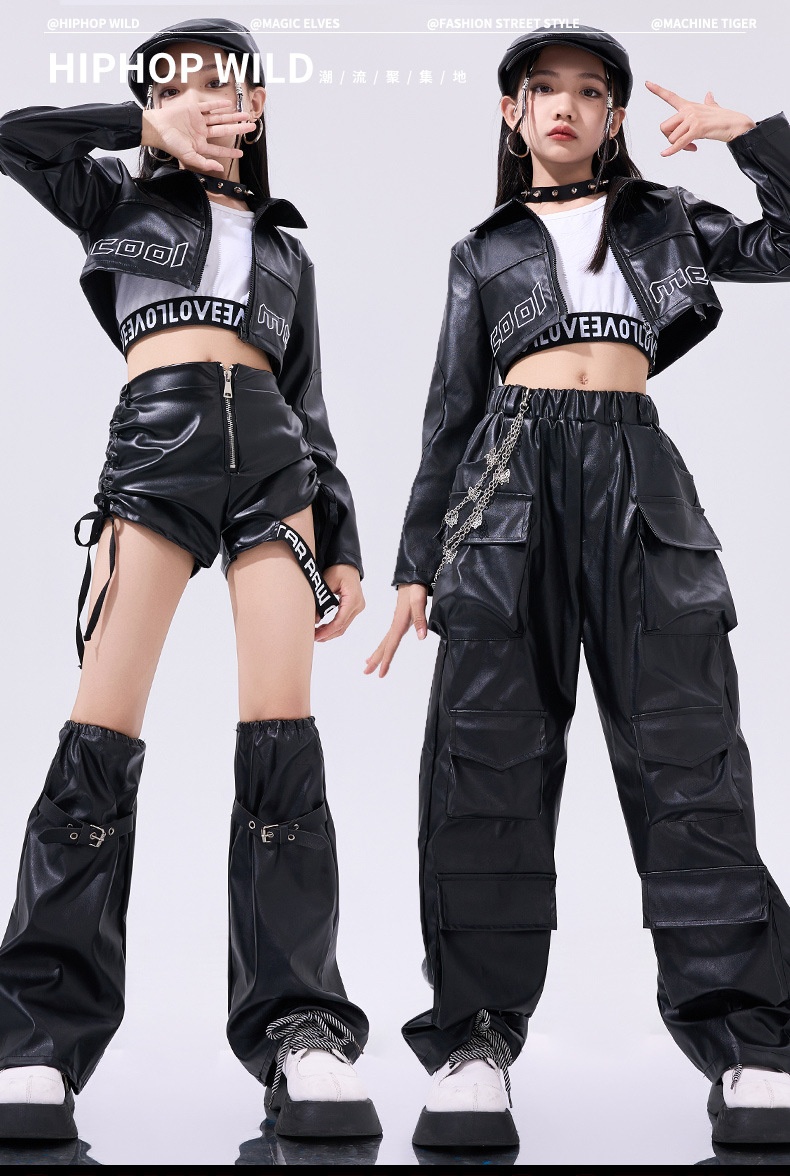 Ready Stock Jazz Dance Costume / Girls Trendy Cool Fashionable Children ...