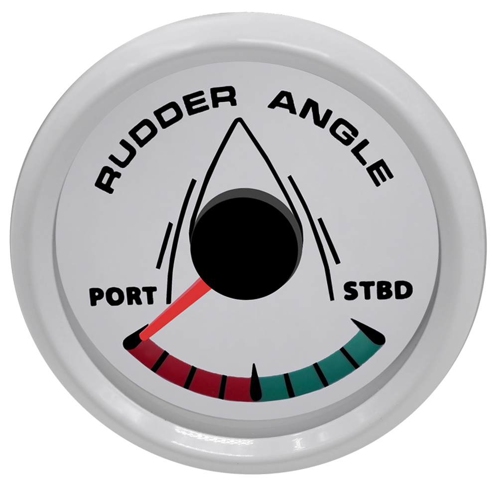 52mm Marine Car Rudder Angle Meter 0-190ohm with Red Backlight High-end ...