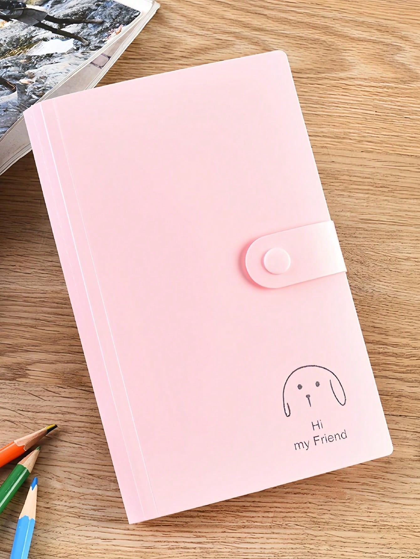 Solid Color Business Card Book Large Capacity 240 Card Slots Star ...