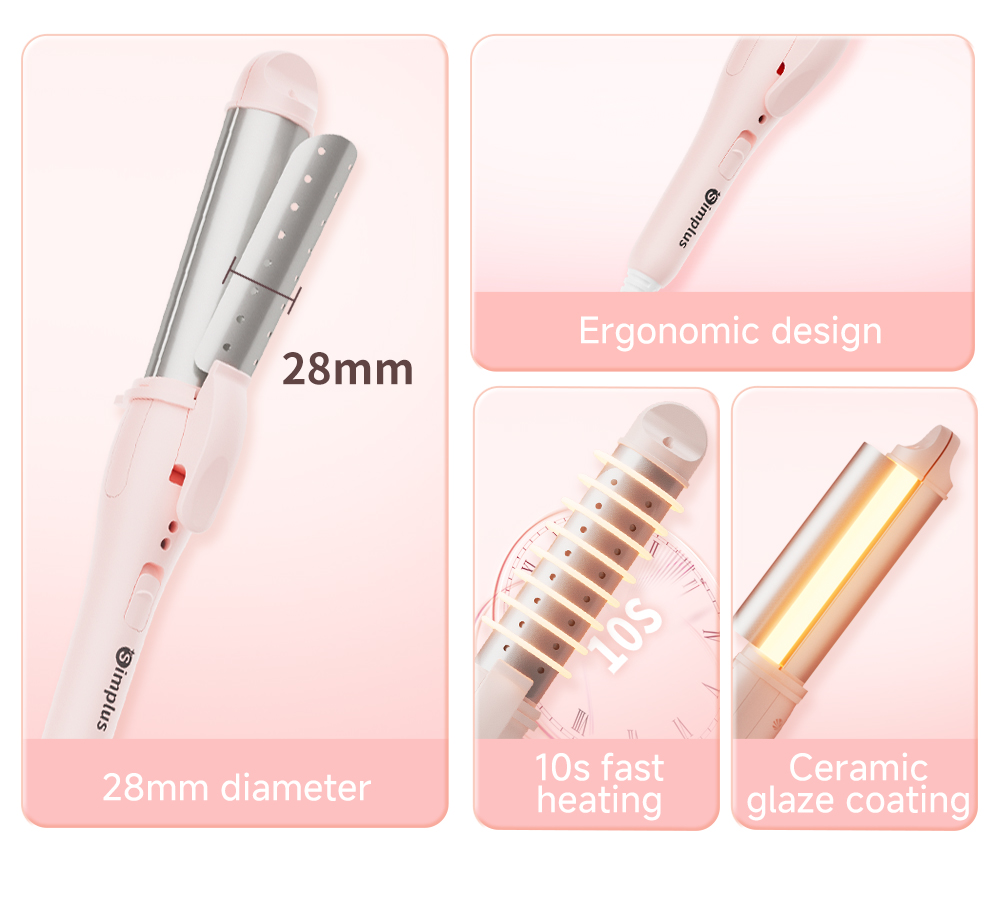 Simplus 2 in 1 Hair Straightener And Curler Flat Iron Ceramic Coating ...
