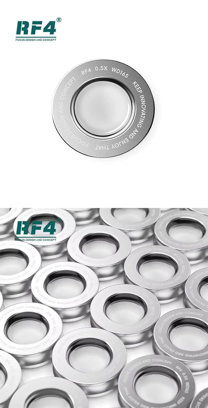 NEW RF4 WD165 0.5X 0.7X 0.48X Auxiliary Objects Lens Microscope Camera Lens For Trinocular ...