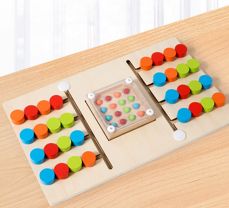 Four Color Battle Game Early Learning Educational Color Matching Toy ...