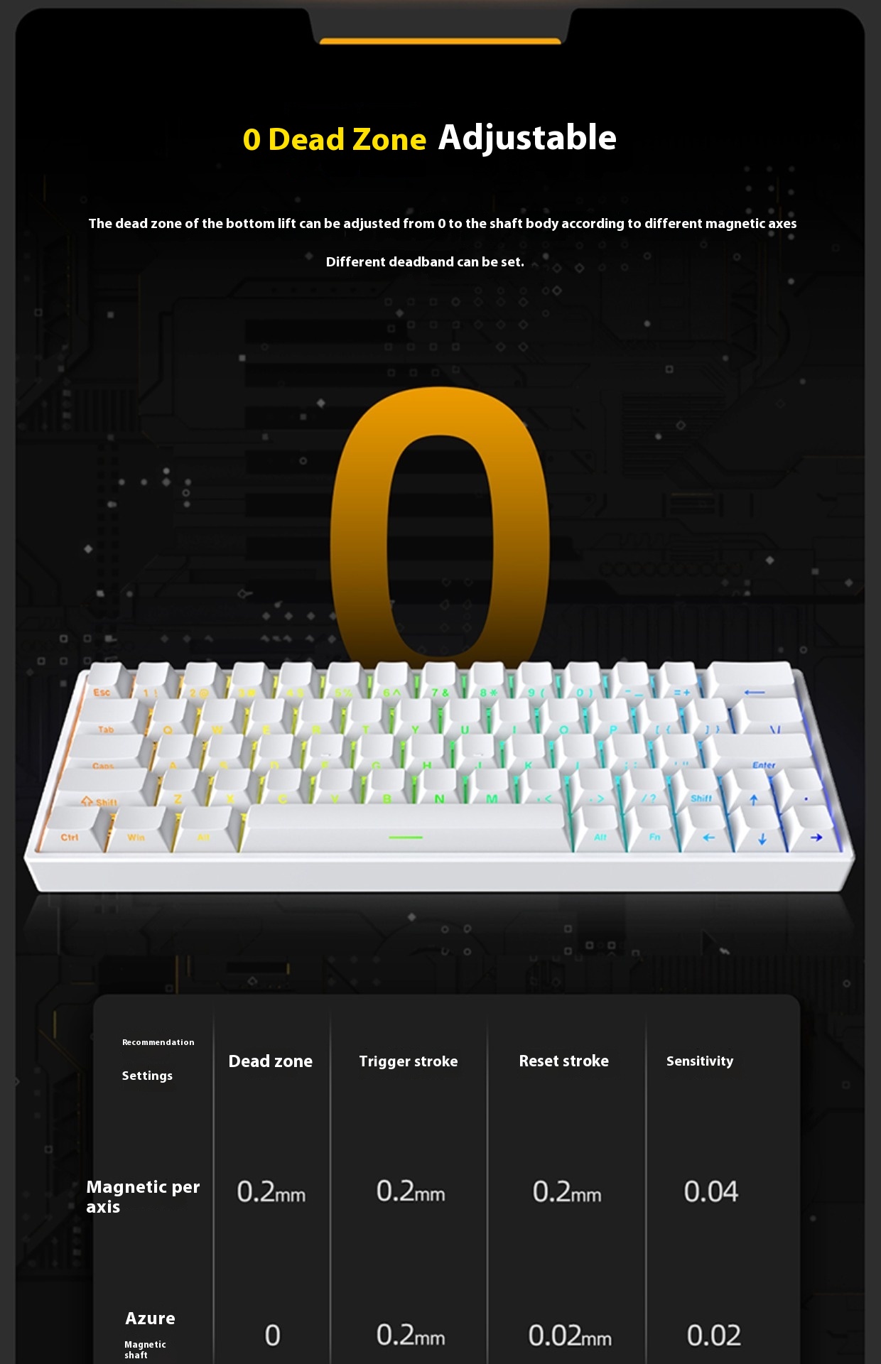 Irok ND63 PRO Magnetic axis mechanical keyboard 0 dead zone hot ...