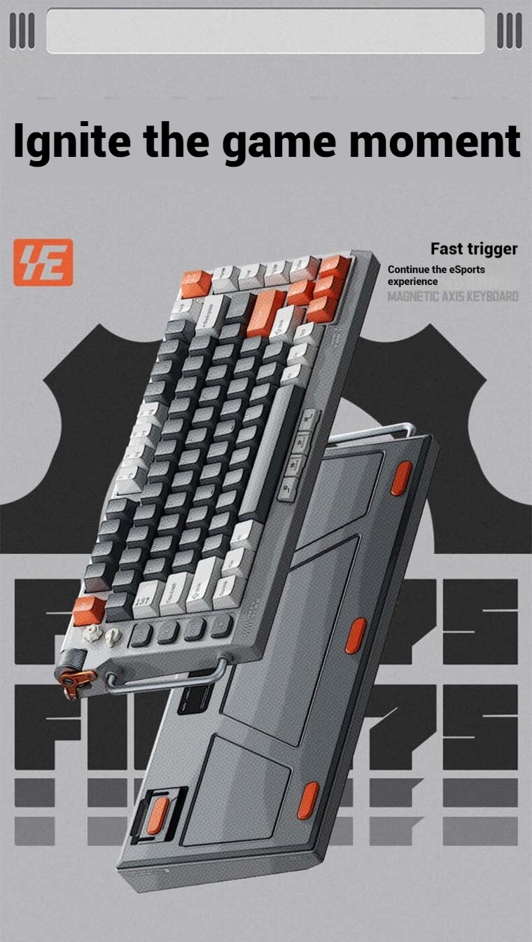 NuPhy Field75 HE Sports Magnetic Axis Keyboard Wired single mode 75 ...