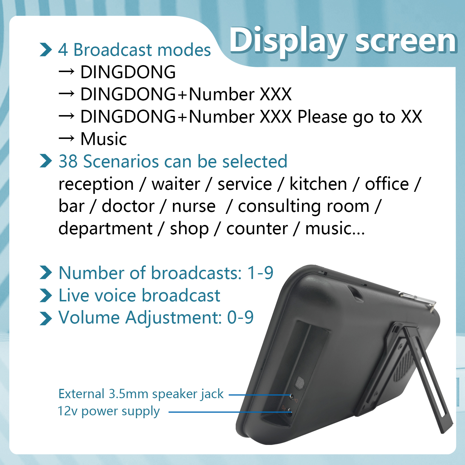 【COD】Queuing System Machine Wireless Queue Number Call System for Bank ...