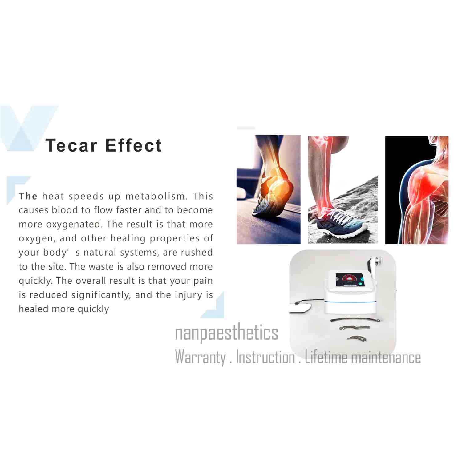 Tecar 448 RF Machine Body Pain Relief Smart Tecar RET CET Skin Care ...