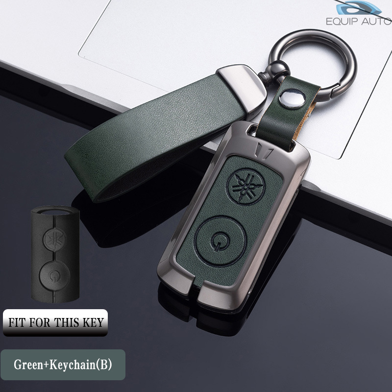 Leather Remote Smart Car Key Chain Ring Cover Case Shell Protect For ...