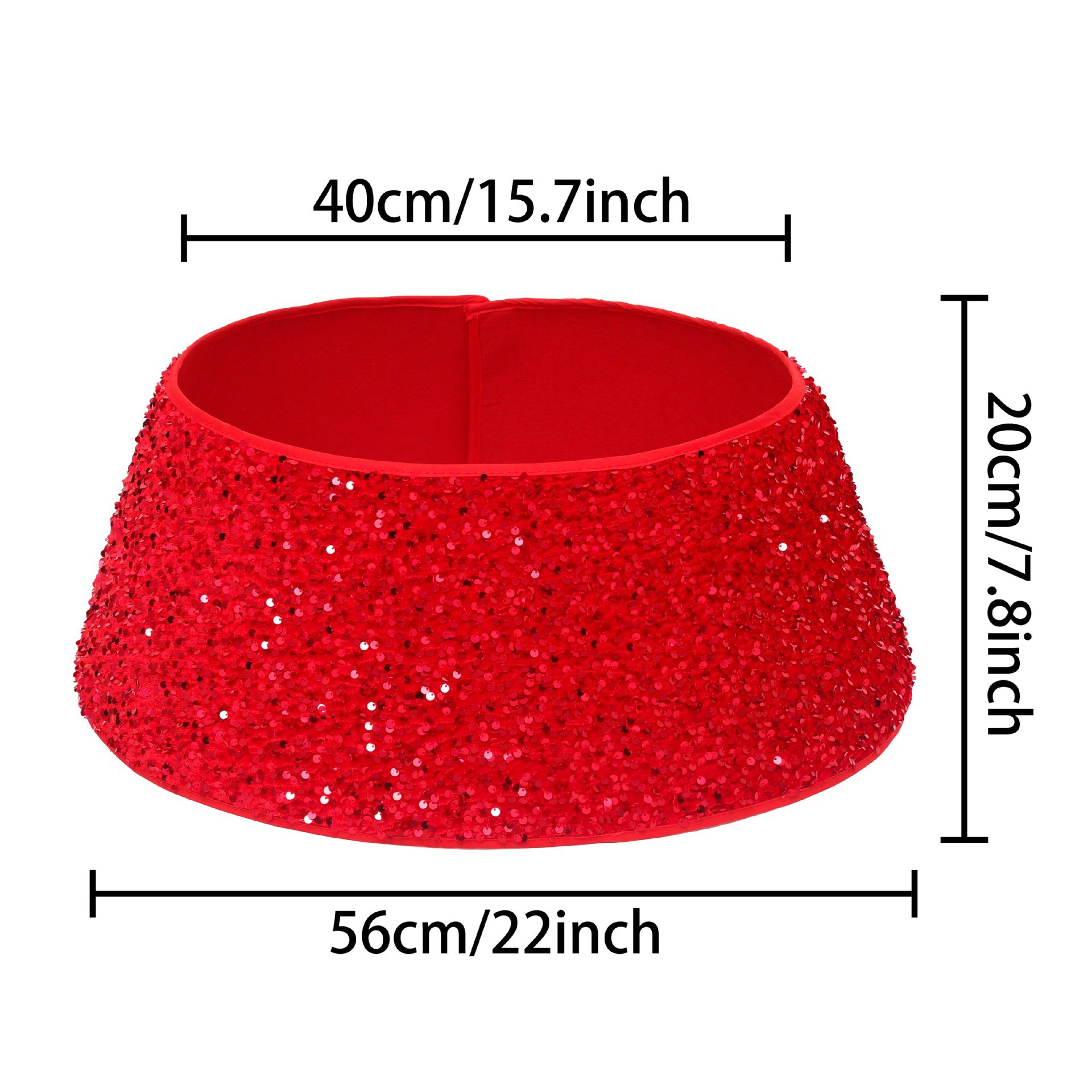 Ashley Christmas Tree Surround Base With Sequins Decoration Large Size ...